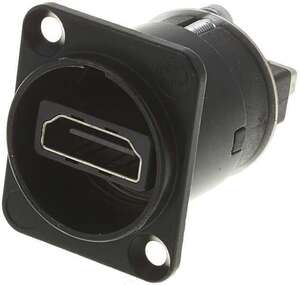 Neutrik NAHDMI-W-B Şase Tipi HDMI Konnektör Konnektörler Neutrik